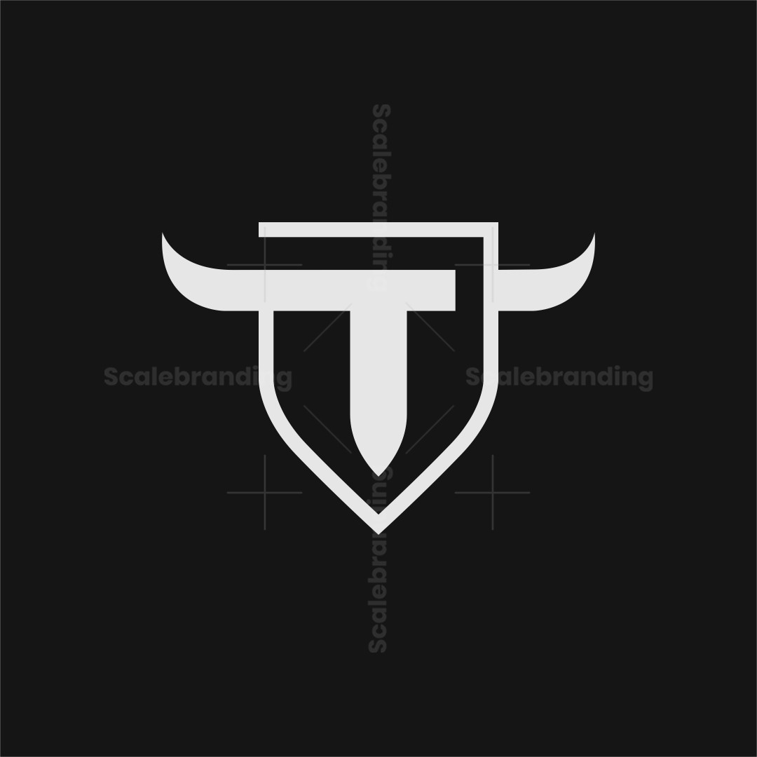 Letter T Bull Logo | Scalebranding