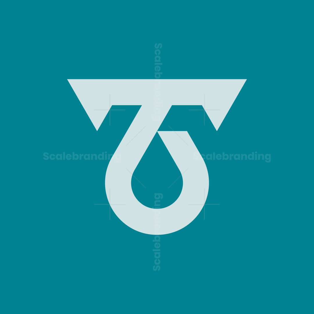 Letter T Drop Logo | Scalebranding
