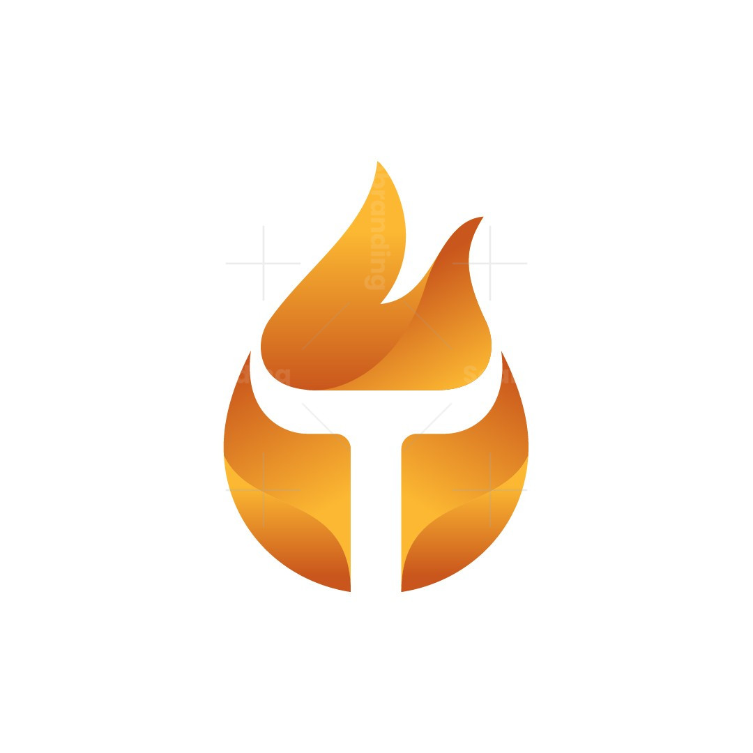 Letter T Flame Logo | Scalebranding