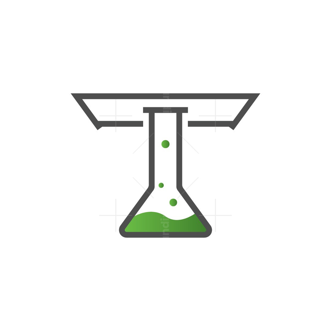 Letter T Laboratory Logo | Scalebranding