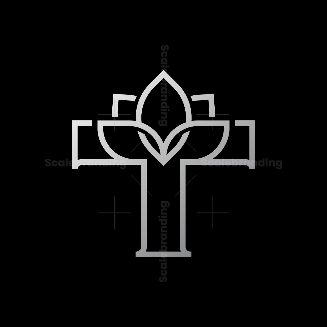 Letter T Lotus Logo | Scalebranding