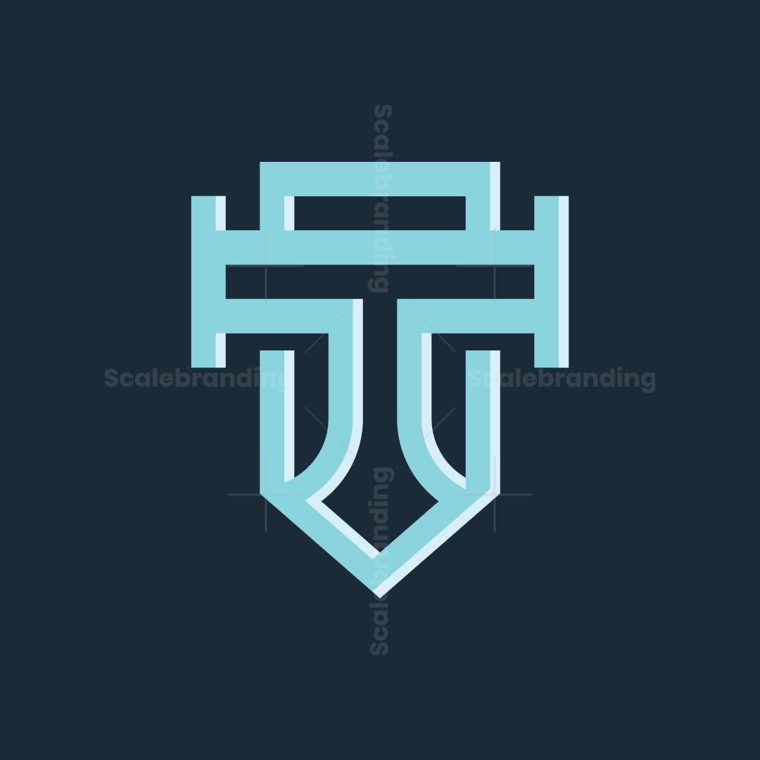 Letter T Shield Logo | Scalebranding