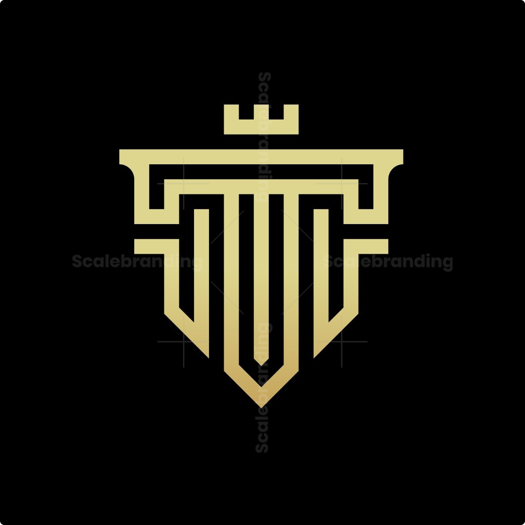 Letter T Shield Logo | Scalebranding