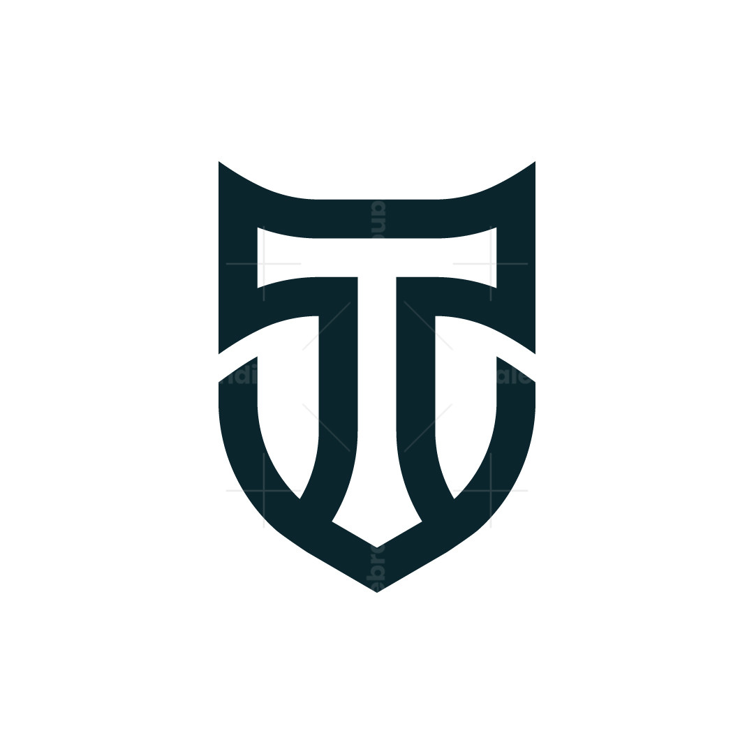 Letter T Shield Logo | Scalebranding