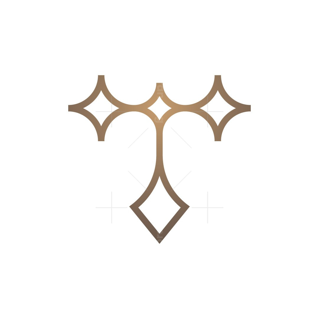 Letter T Star Logo | Scalebranding