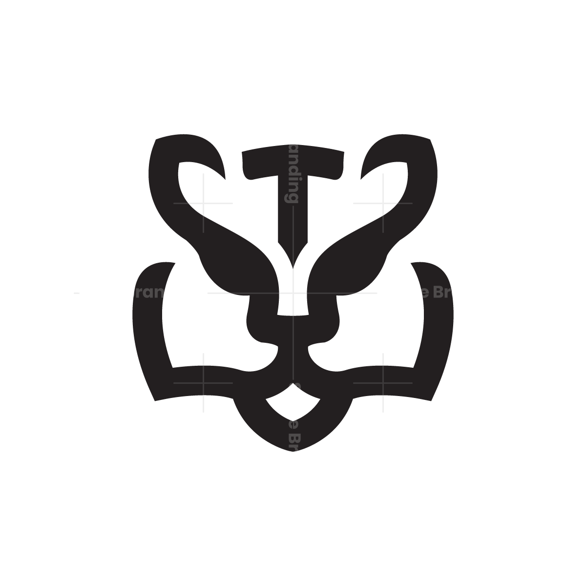 Tiger Head Logo Letter T Tiger Logo | Scalebranding
