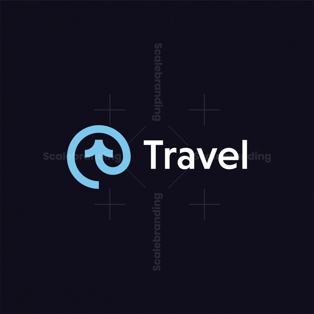 letter T Travel Logo | Scalebranding