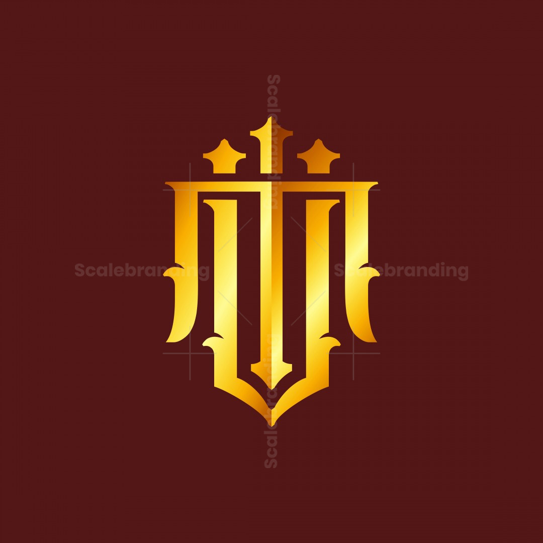 Letter TV or TU With Shield Logo | Scalebranding