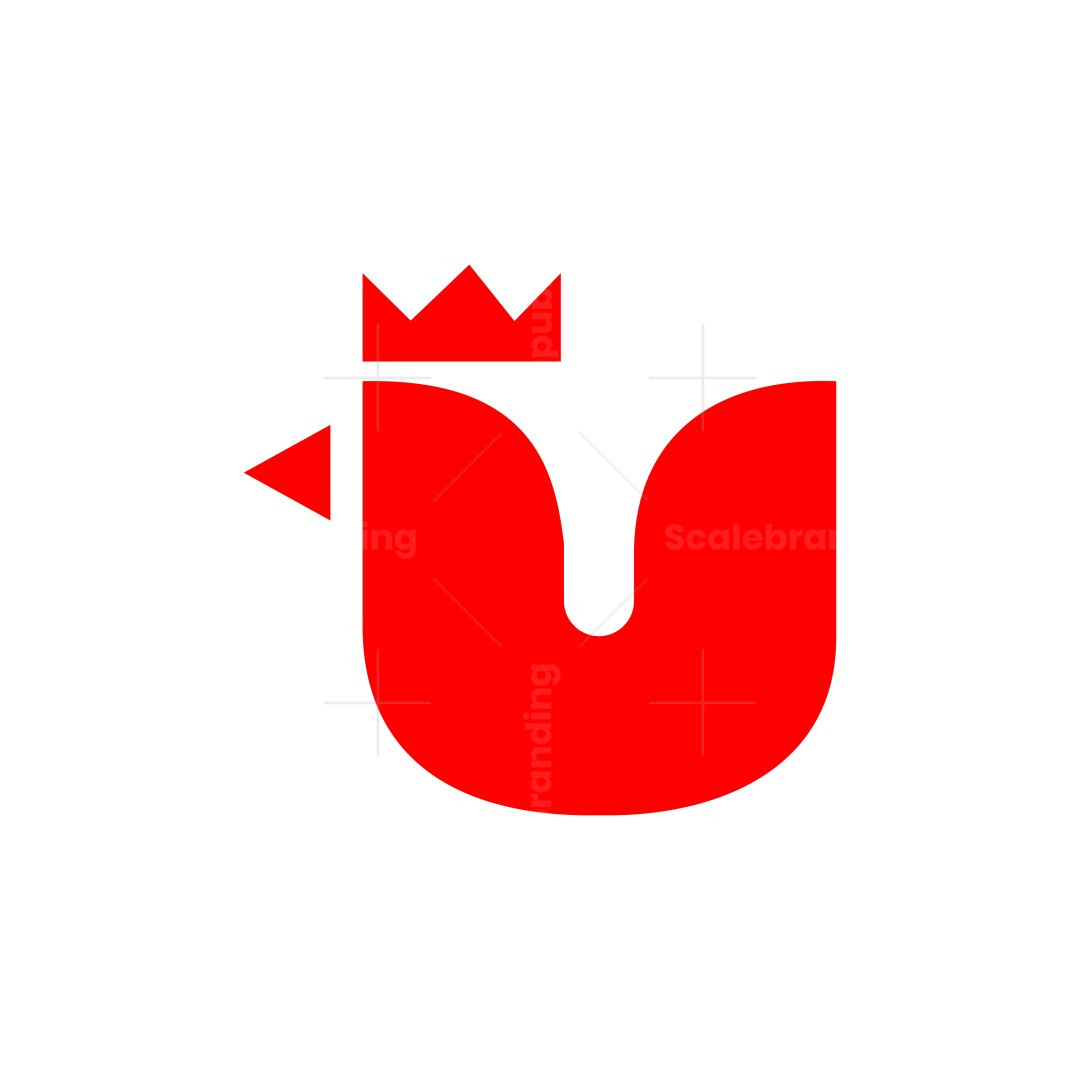 letter U chicken Logo | Scalebranding