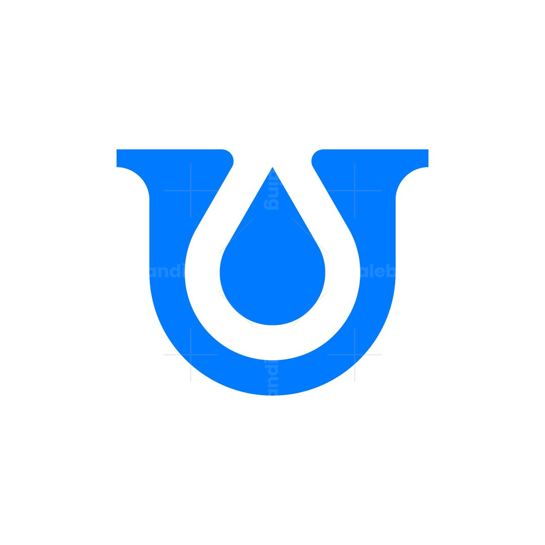 Letter U Drop Logo | Scalebranding