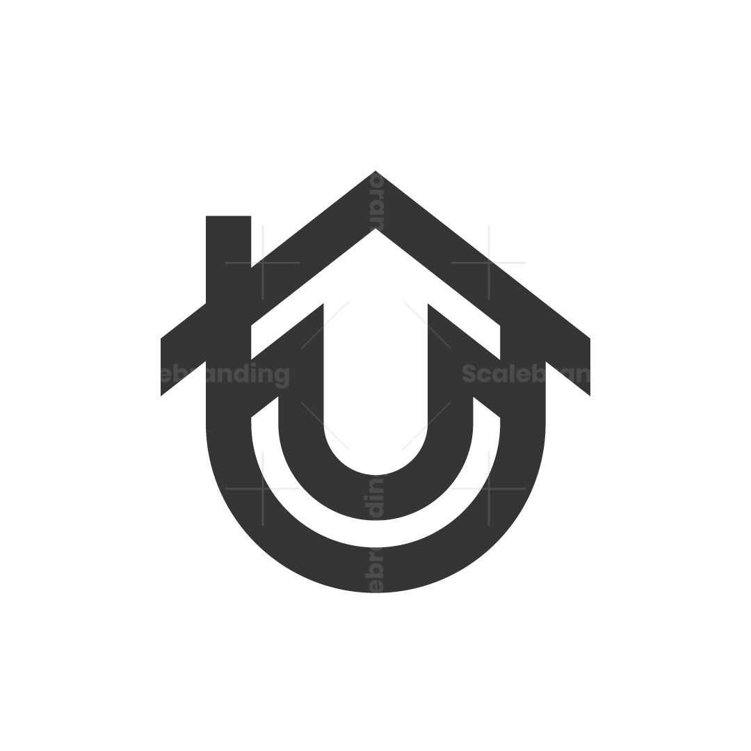 Letter U or Arrow Home Logo | Scalebranding
