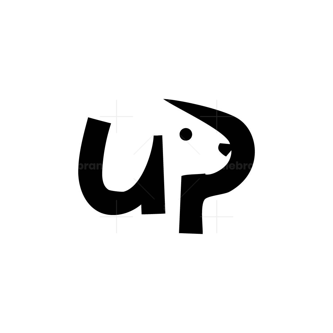 Letter UP Dog Logo | Scalebranding