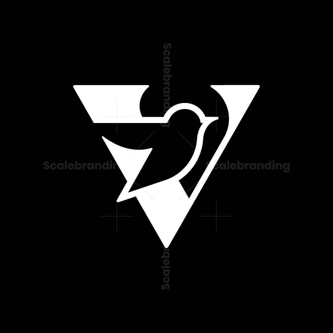 Car Logo With V And Bird