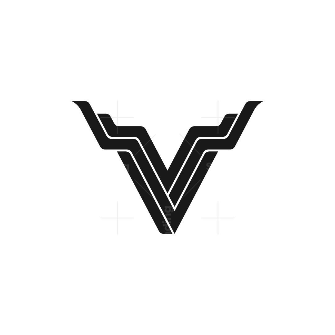 V Clan Logo Letter V E Logo Design In Coreldraw