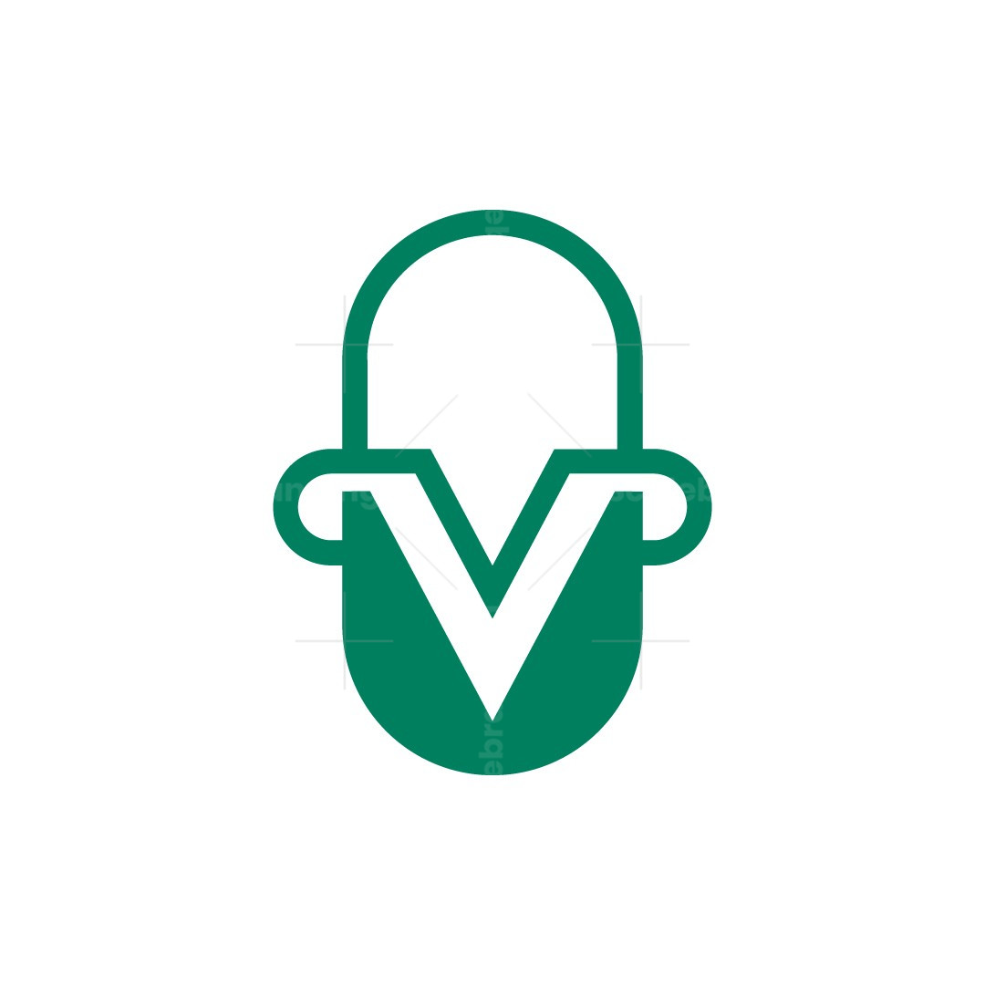 Letter V Capsule Logo | Scalebranding