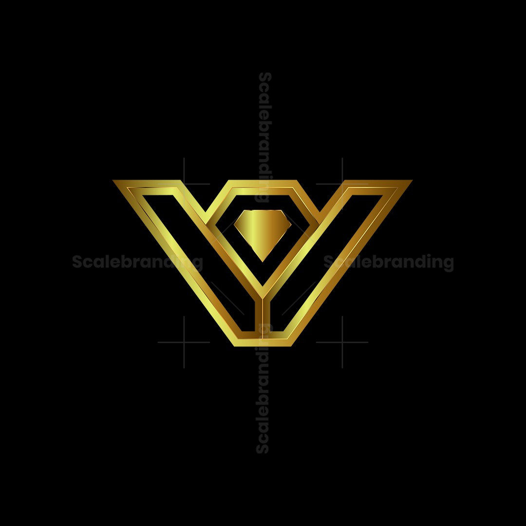 Letter V Diamond Logo | Scalebranding