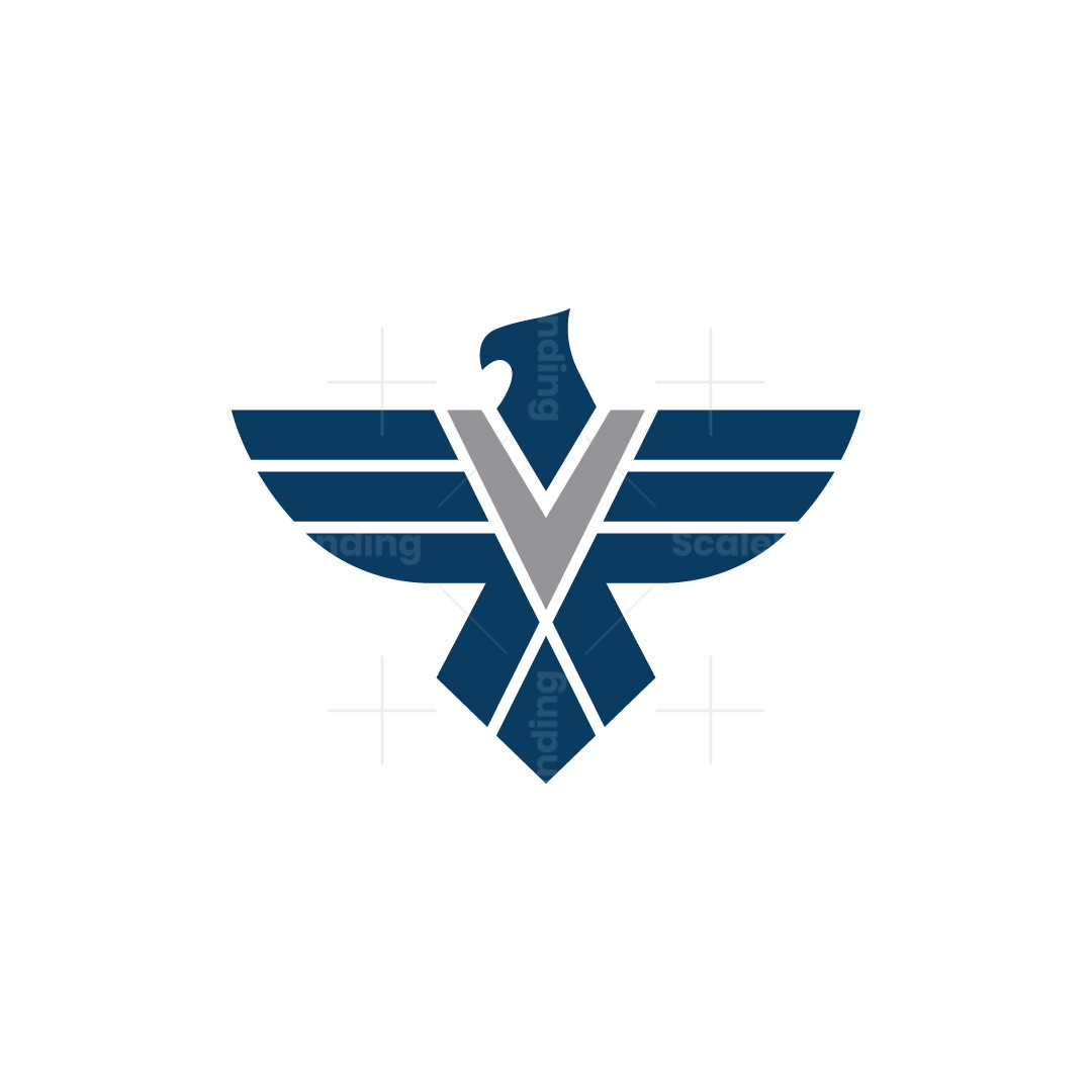 Letter V eagle logo | Scalebranding
