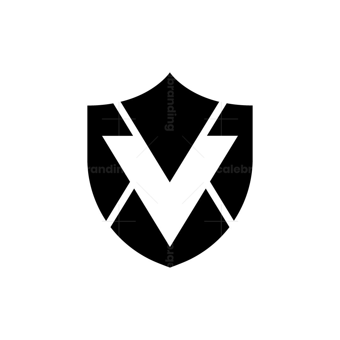 Letter V Shield Logo | Scalebranding