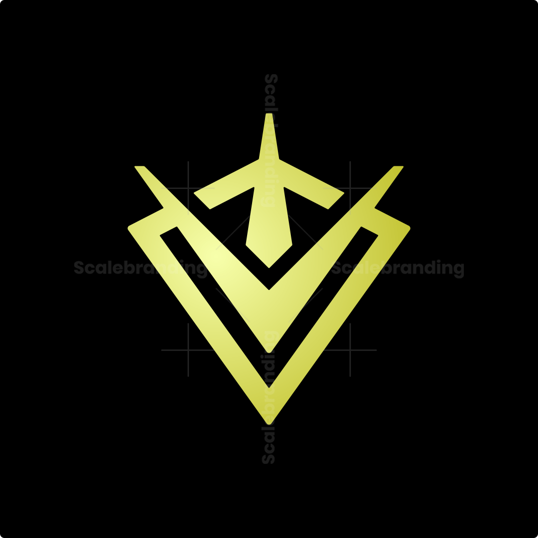Letter V Shield Logo | Scalebranding