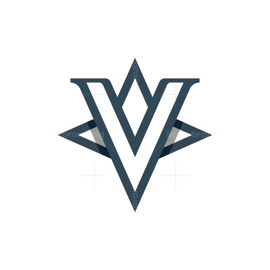 Letter V Star Logo | Scalebranding