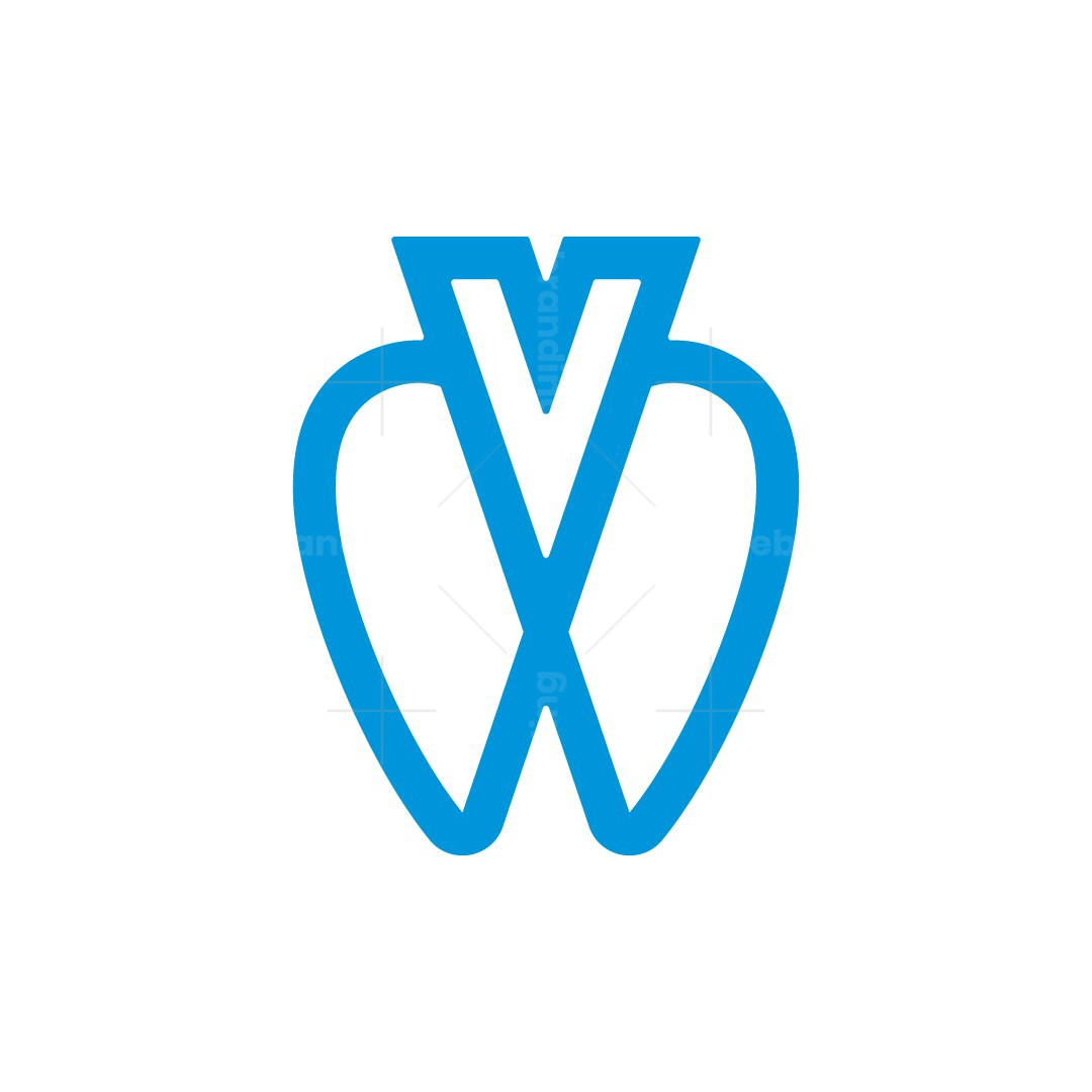 Letter V Tooth Logo | Scalebranding