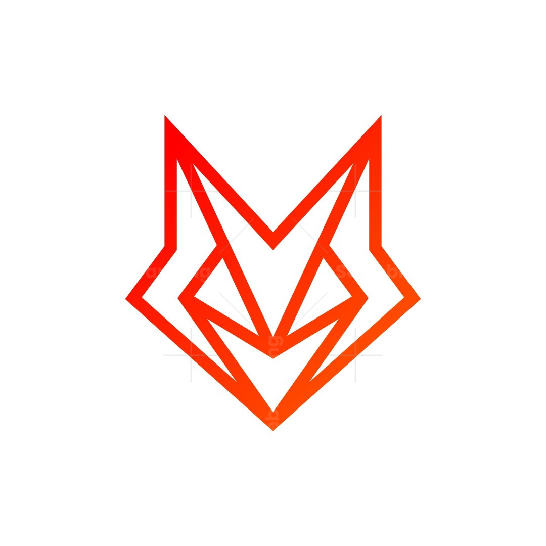 Letter V Victory Fox Logo | Scalebranding