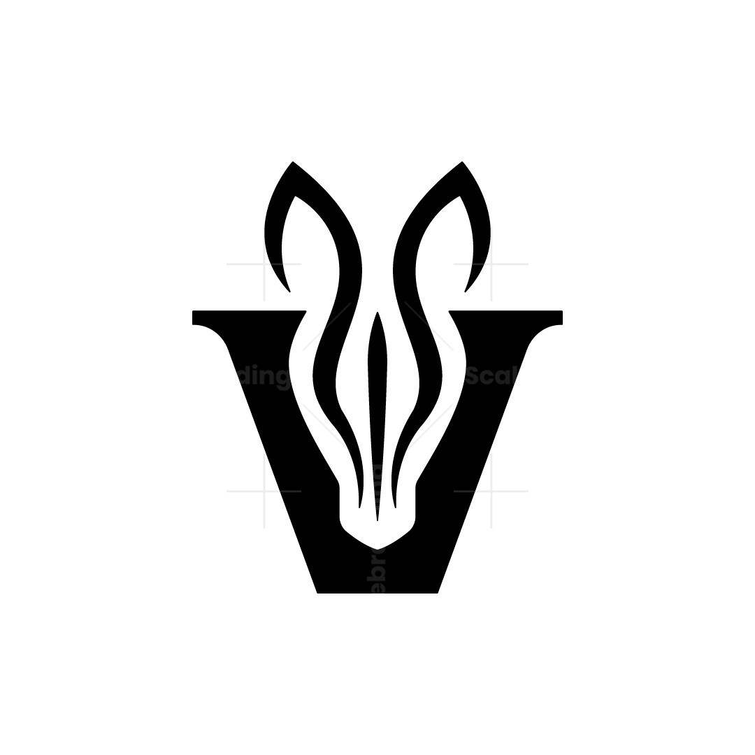 Letter V Zebra Logo | Scalebranding