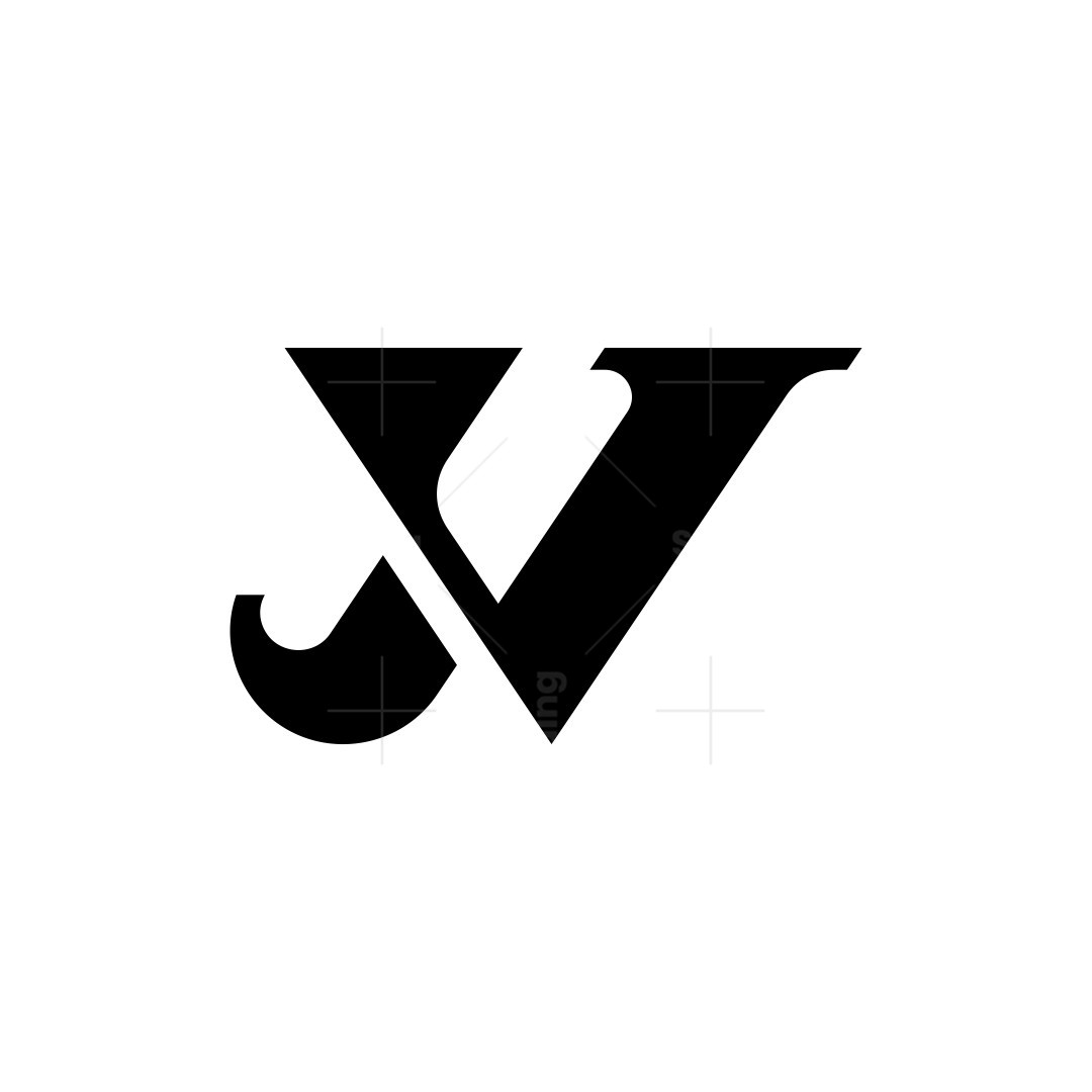 Letter VJ JV Monogram Logo | Scalebranding