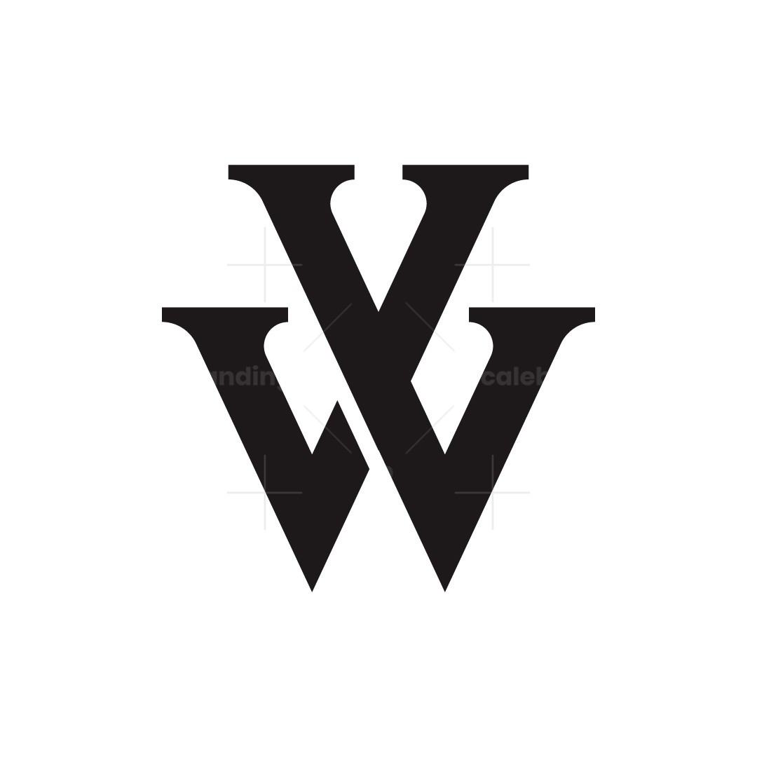 Letters VW or WV Monogram Logo | Scalebranding