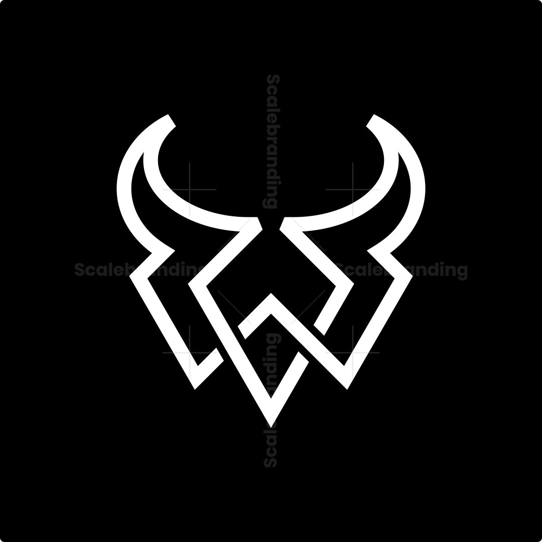 Letter W Bull Head Logo | Scalebranding