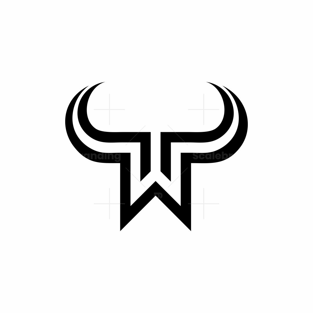 Letter W Bull Logo | Scalebranding
