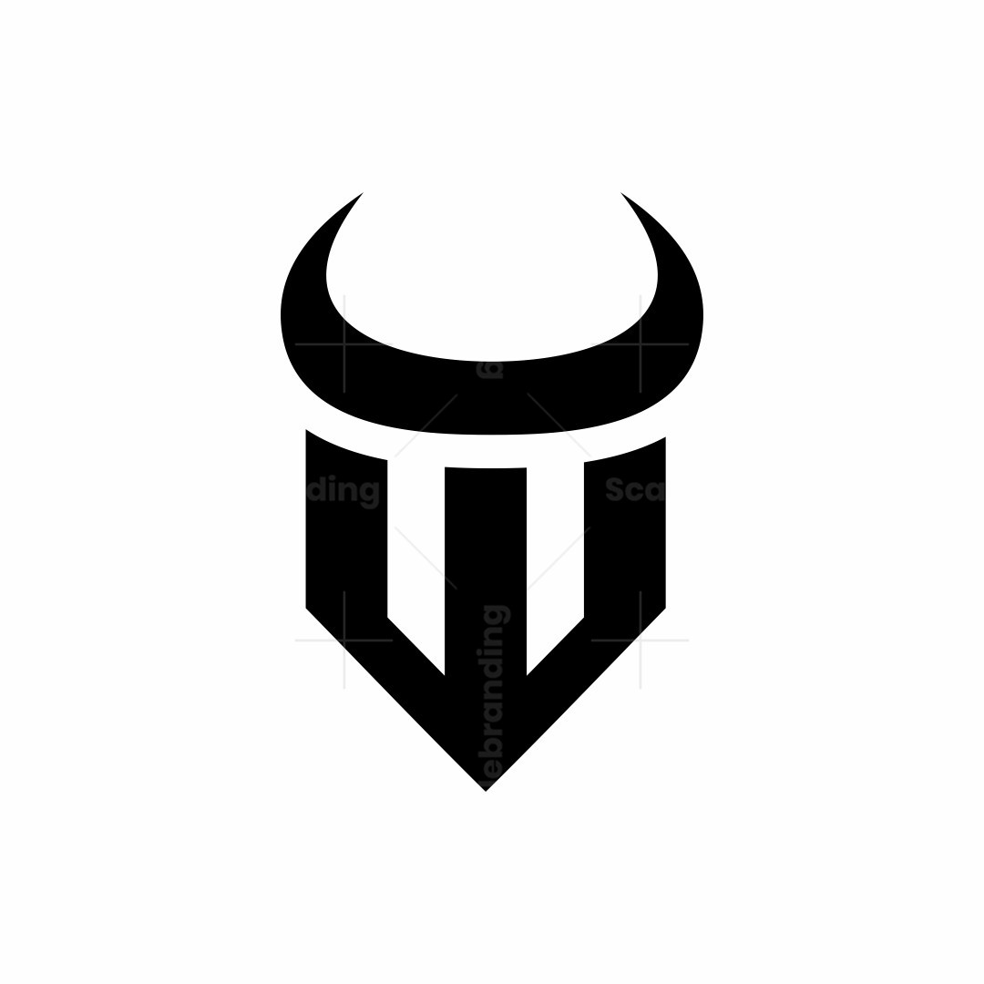 Letter W Bull Logo | Scalebranding