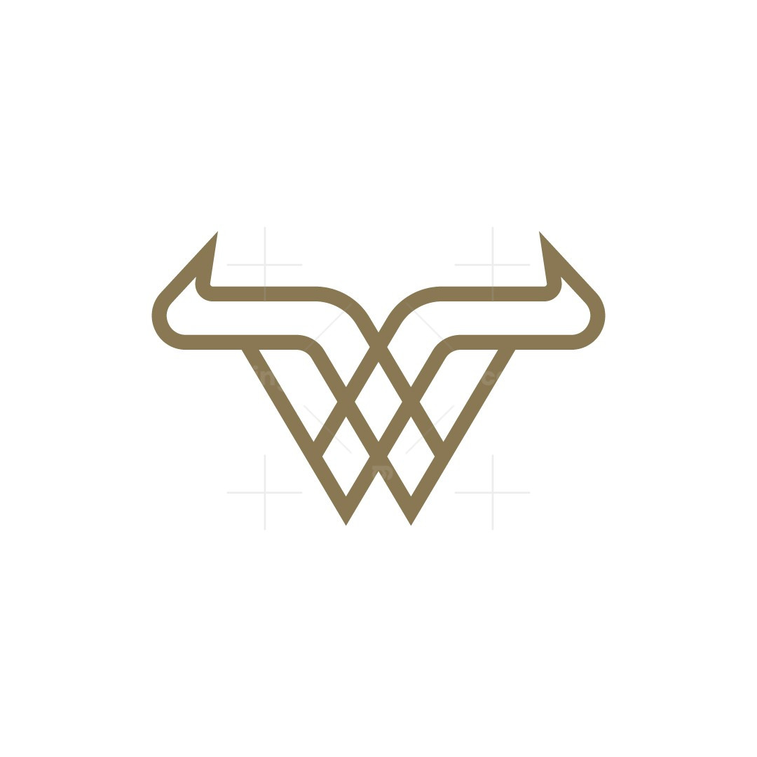 Letter W Bull Logo | Scalebranding