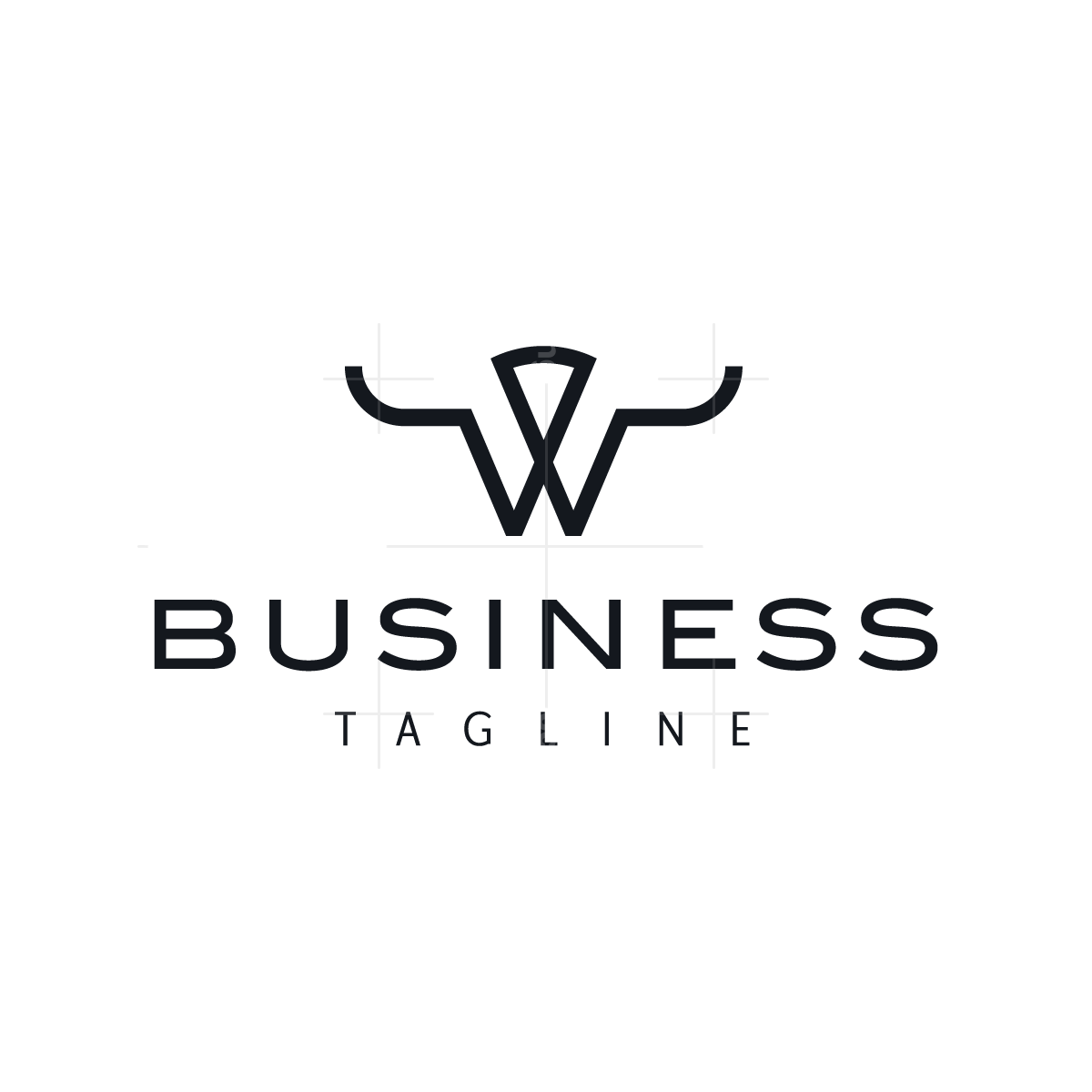 Letter W Bull Logo | Scalebranding