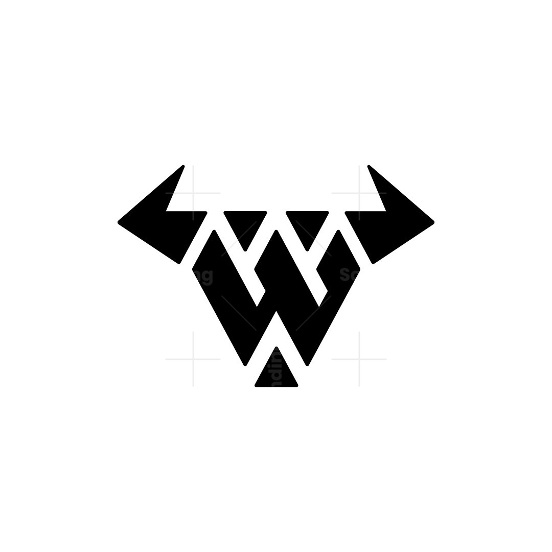 Letter W Bull Logo | Scalebranding