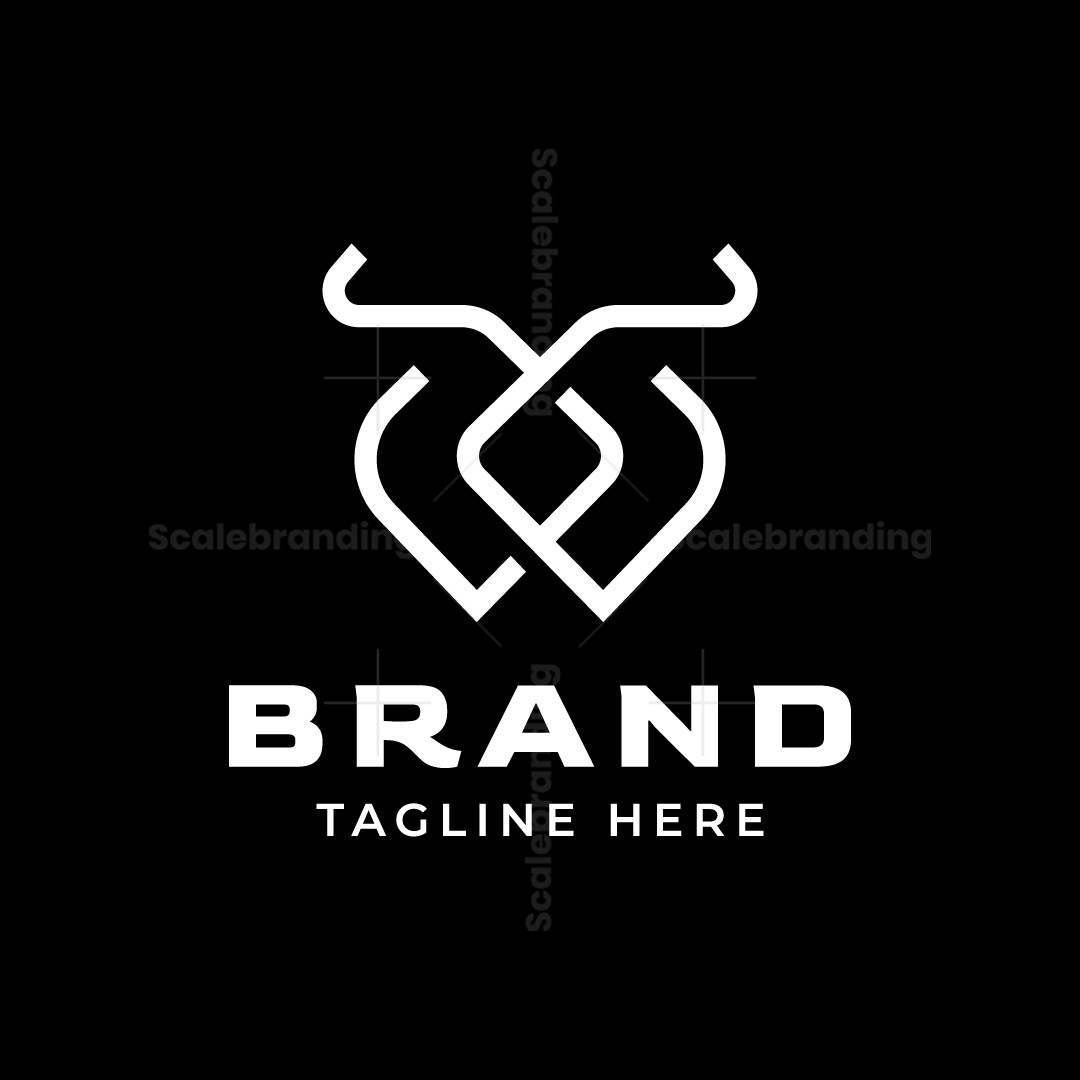Letter W Bull Logo | Scalebranding