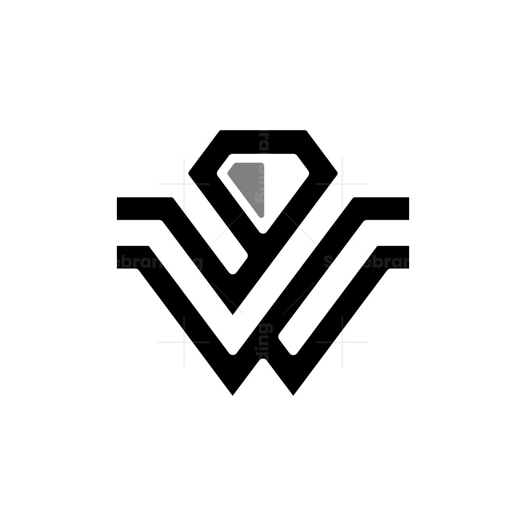 Letter W Diamond Logo | Scalebranding