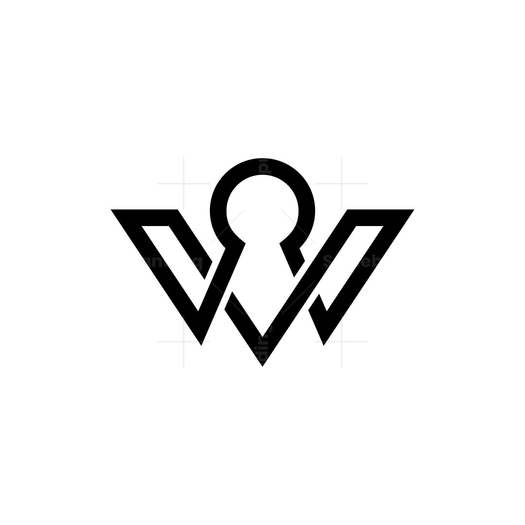Letter W Keyhole Logo | Scalebranding