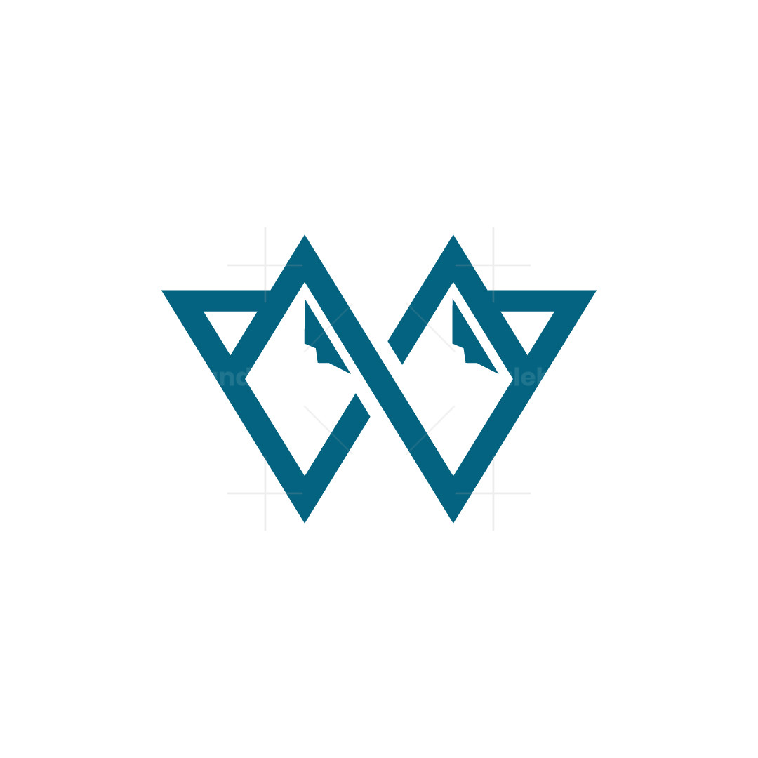 Letter W Mountain Logo | Scalebranding