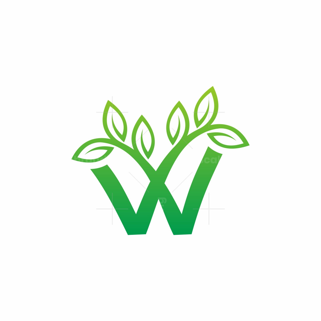 Letter W In Nature Letter W