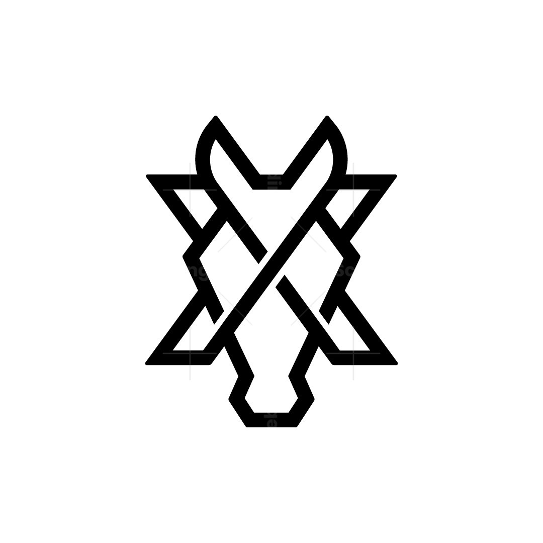 Letter X Outline