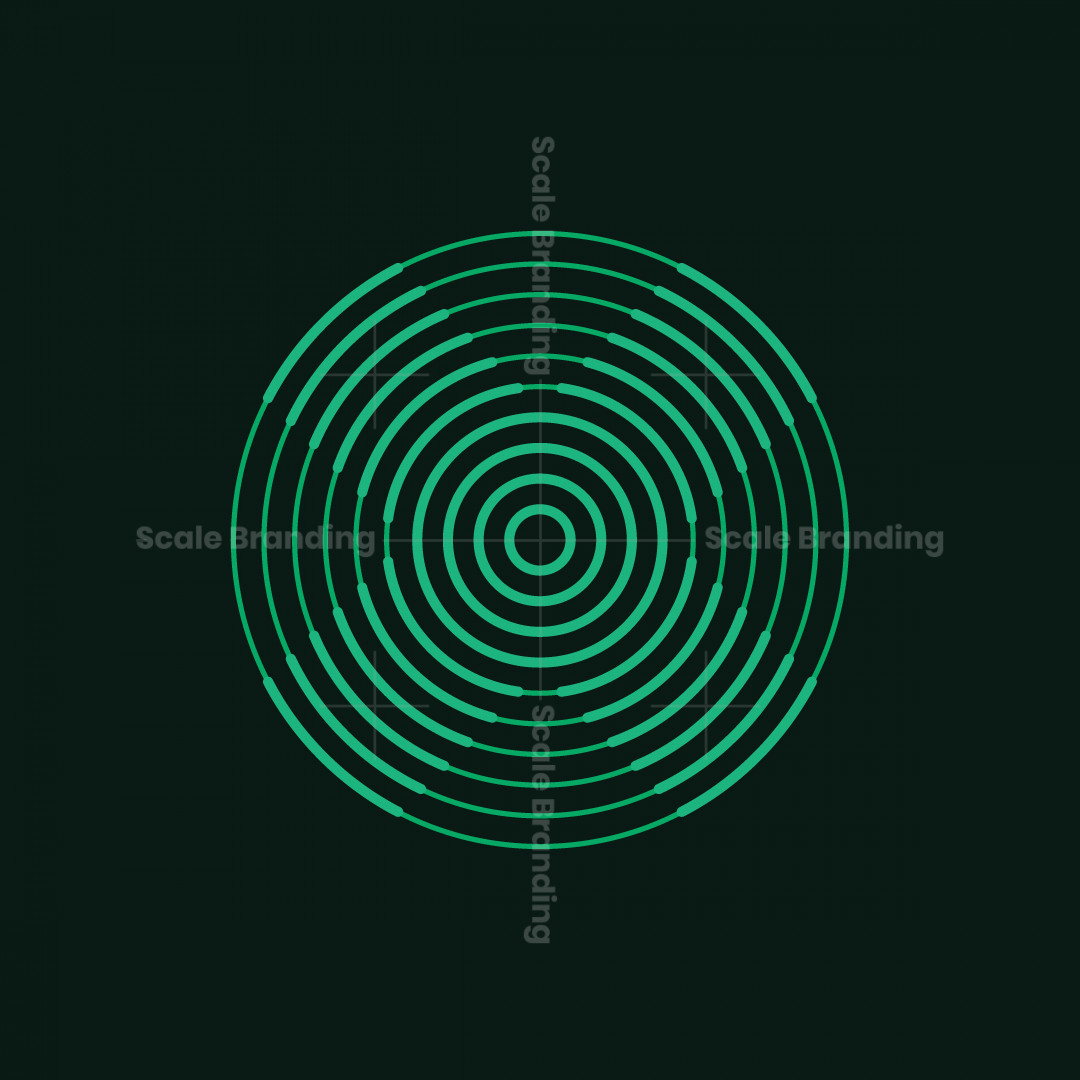 Letter X line Target Logo | Scalebranding