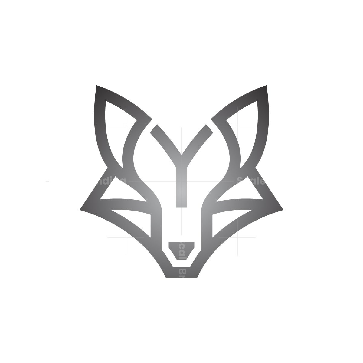 Letter Y Silver Fox Logo | Scalebranding