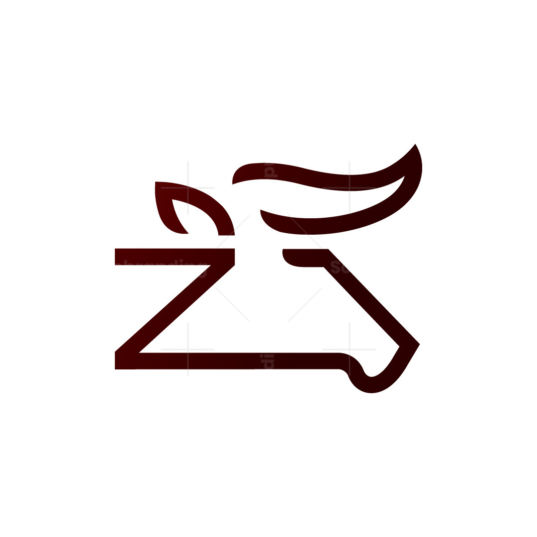 Letter Z Bull Logo Bull Head Logo | Scalebranding