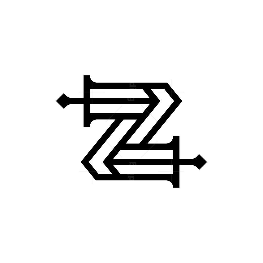 Letter Z Sword Logo | Scalebranding