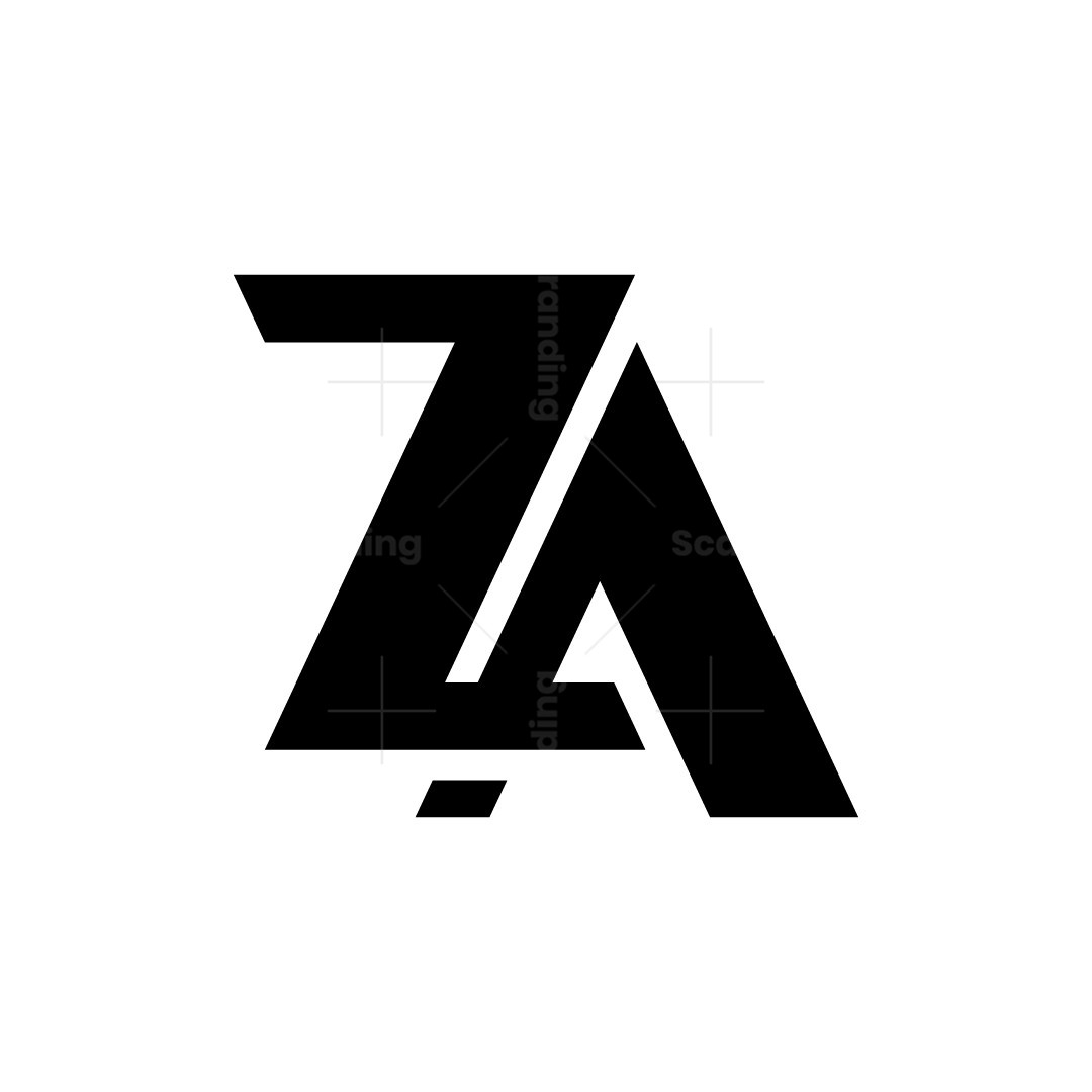 Letter ZA Monogram Logo | Scalebranding