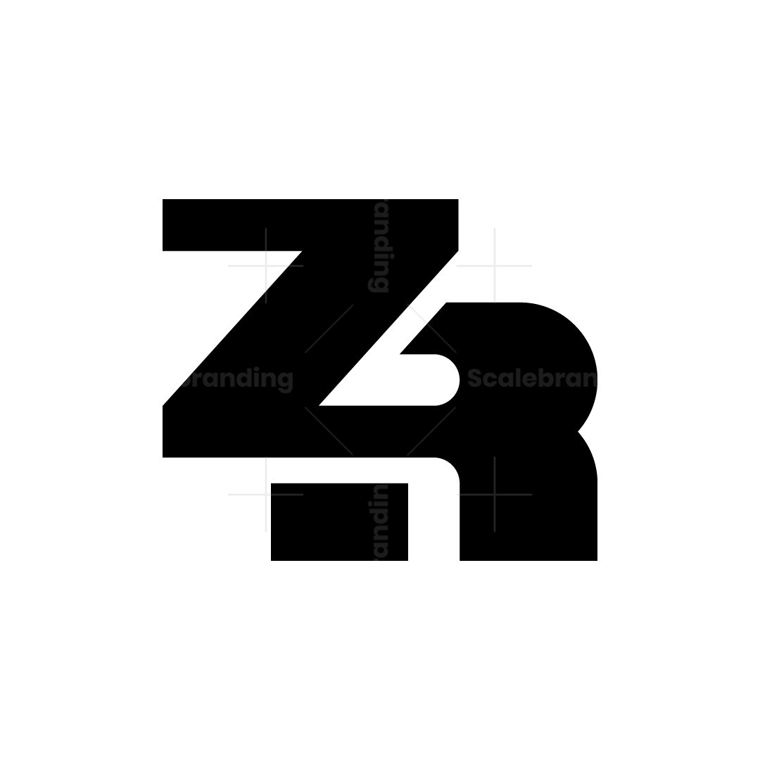 Letter ZR Monogram Logo | Scalebranding