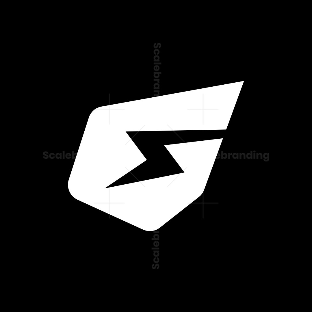 Lettermark G Lightning Logo | Scalebranding