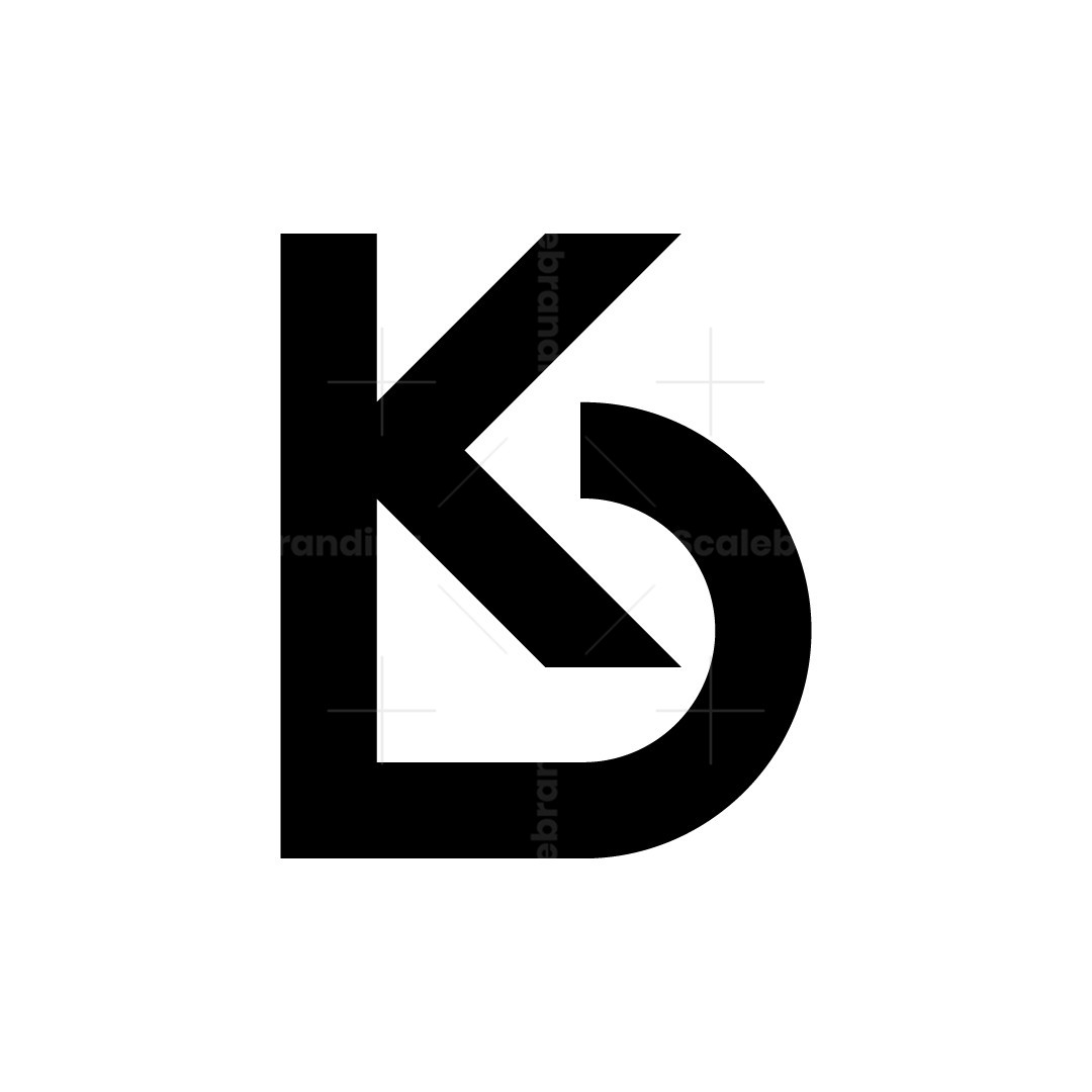 Letters BK or PK Monogram Logo | Scalebranding