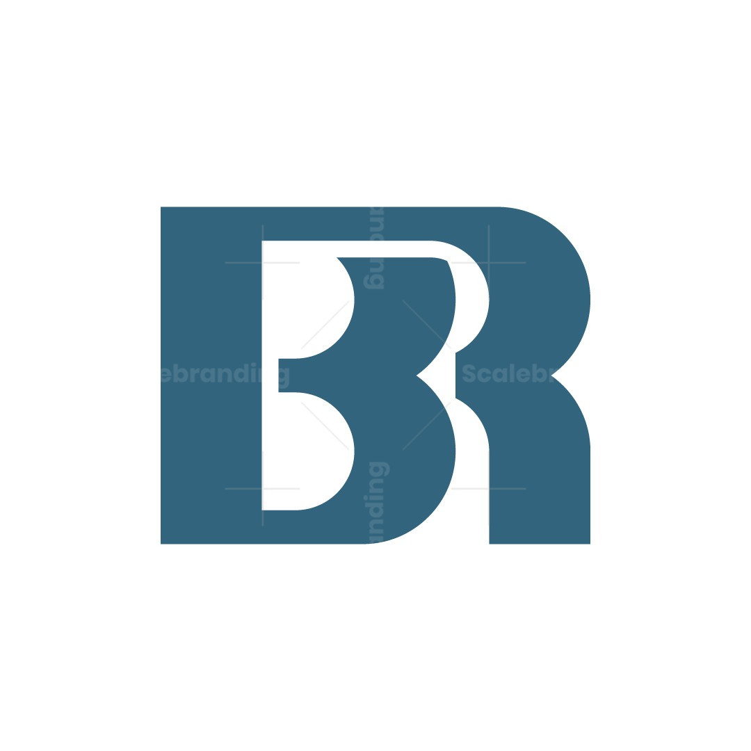 Letters BR Monogram Logo | Scalebranding
